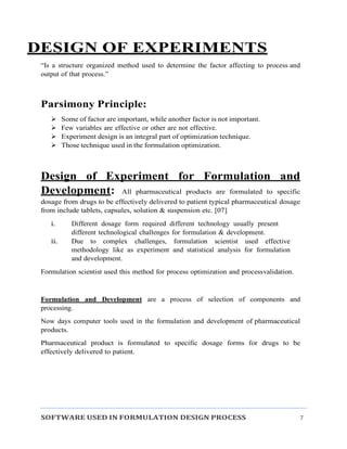 Software Used In Formulation Design Process- Minor Project [Bachelor].pdf