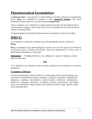 Software Used In Formulation Design Process- Minor Project [Bachelor].pdf