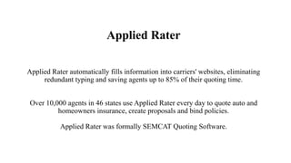 TOOLS AND SOFTWARES USED IN INSURANCE SECTOR | PPT
