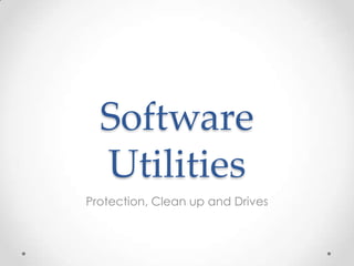 Software utilities | PPT