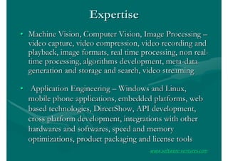 Software ventures presentation | PPT