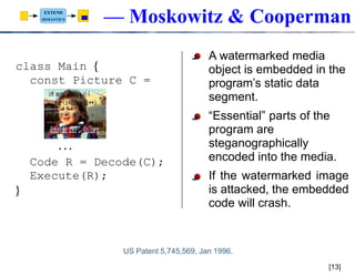 Watermarking in Source Code: Applications and Security Challenges | PPTX