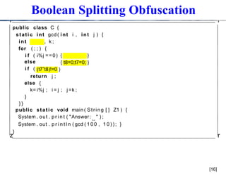 Watermarking in Source Code: Applications and Security Challenges | PPTX