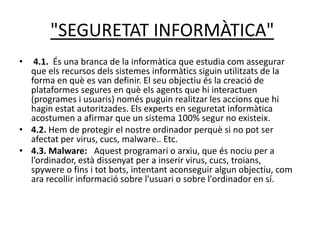 Software y seguretat informàtica | PPTX
