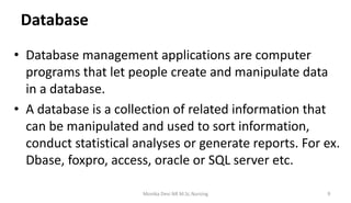 computer Softwre in nursing | PPT