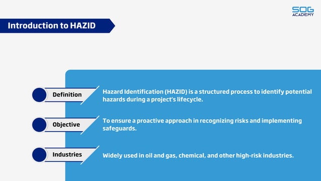 SOG Academy Comprehensive Training in Hazard Identification (HAZID) | PDF