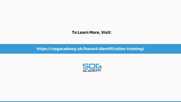 SOG Academy Comprehensive Training in Hazard Identification (HAZID) | PPT