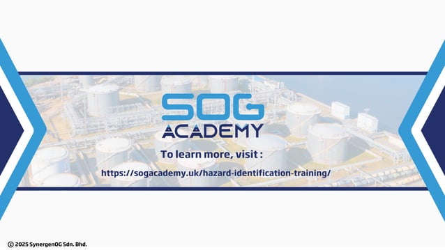 SOG Academy- HAZID Training Identifying and Addressing Hazards ...