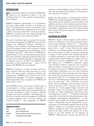 [SOGC] 2022 PPROM cpg430 .pdf | Pregnancy | Reproductive Health