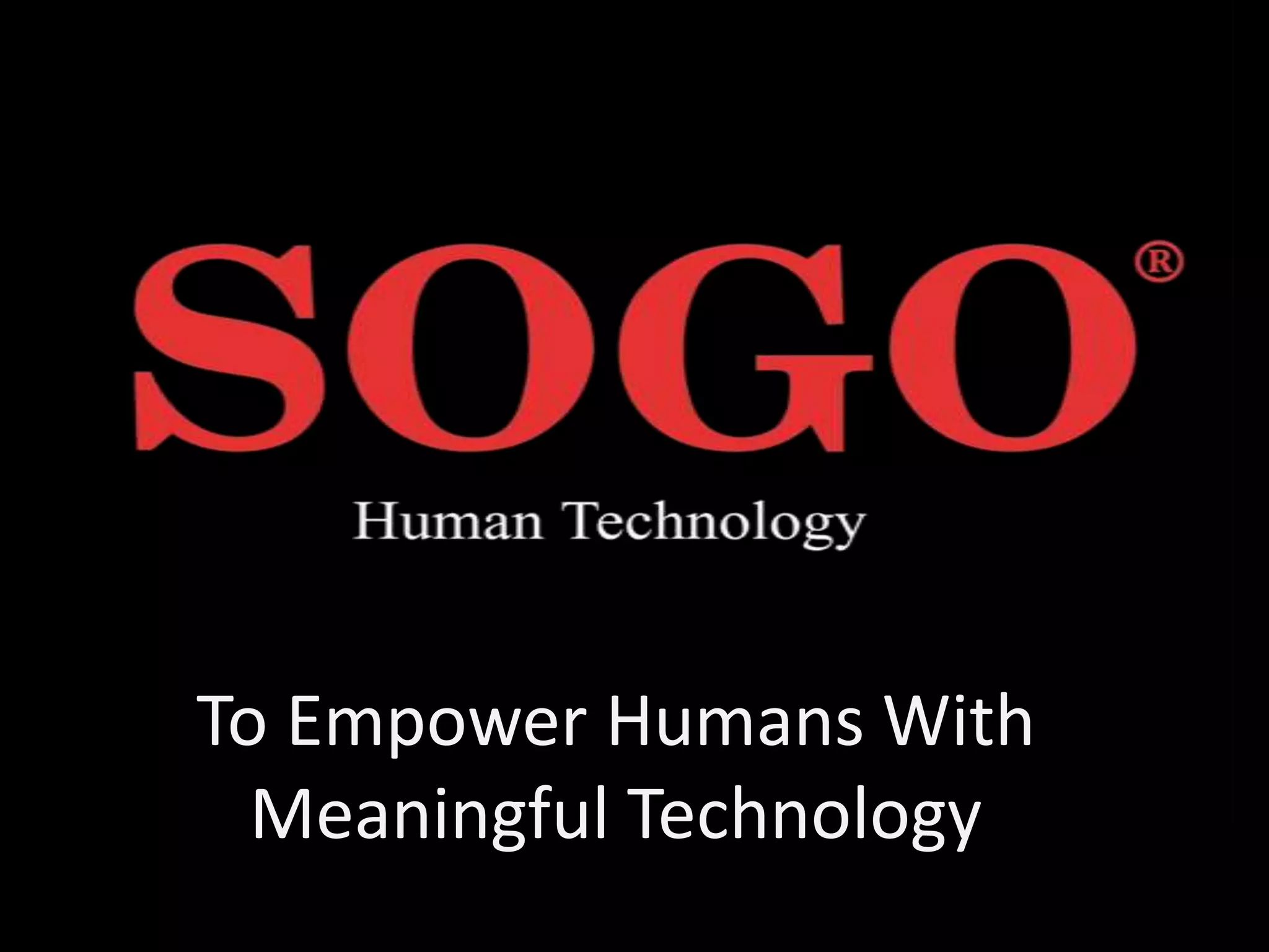 SOGO - Company Introduction | PPT