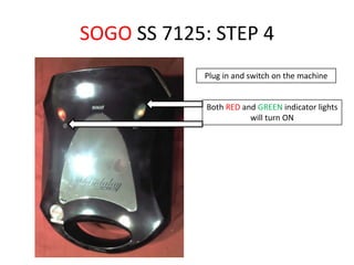 SOGO 7125 sandwichmaker Demo | PPT