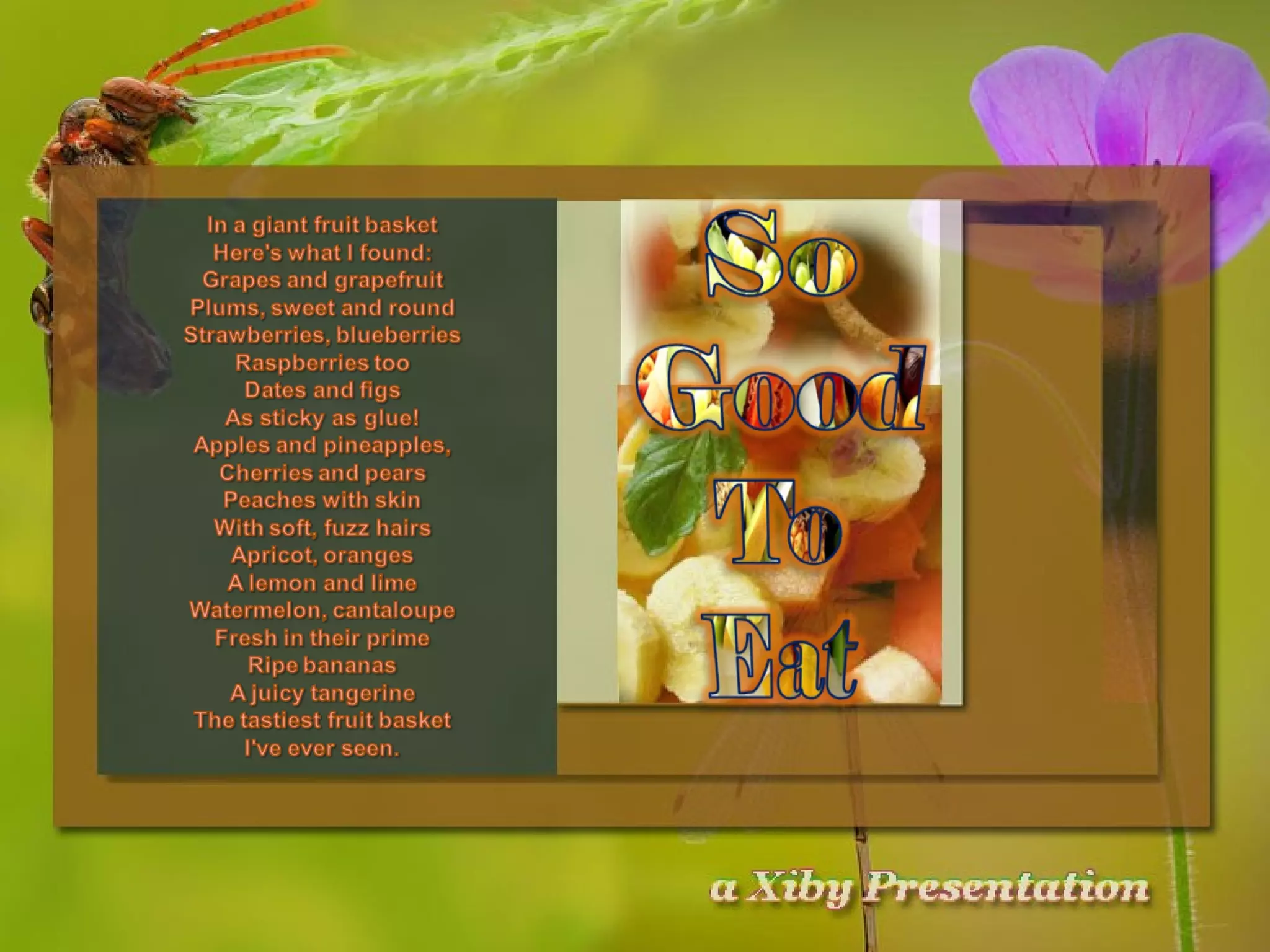 So Good To Eat | PPT