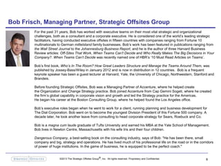 Strategic Offsites Group Firm Overview | PPTX