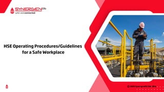HSE Operating Procedures/Guidelines for a Safe Workplace | PPT