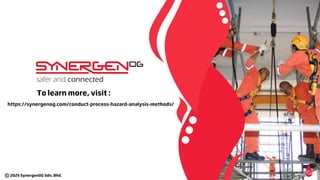 How to Conduct a Process Hazard Analysis: Methods & Steps | PDF