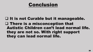 Autism Spetrum Disorder & perspective of Bangladesh | PPT