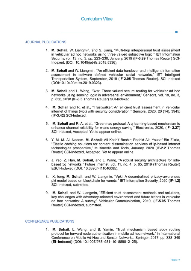 Sohail cv (updated) (1) | PDF