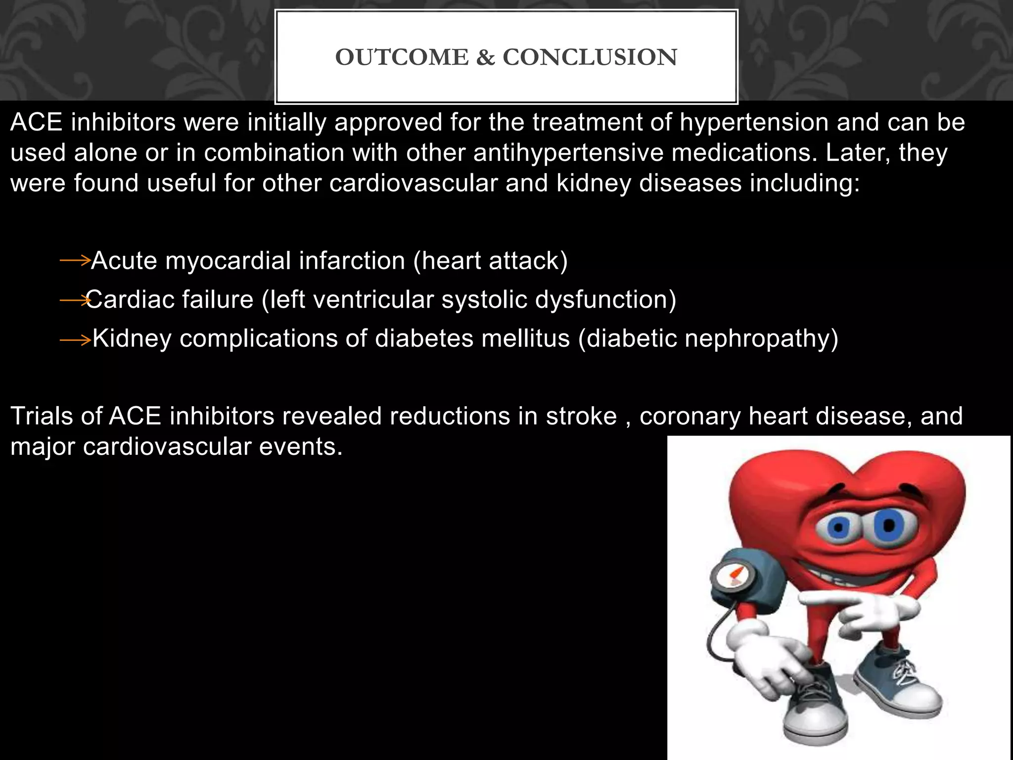 drugs used in hypertension;ACE Inhibitors | PPTX