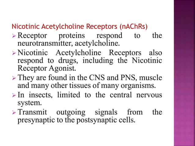 Neonicotinoids and Their Current Status | PPTX | Brain and Nervous ...