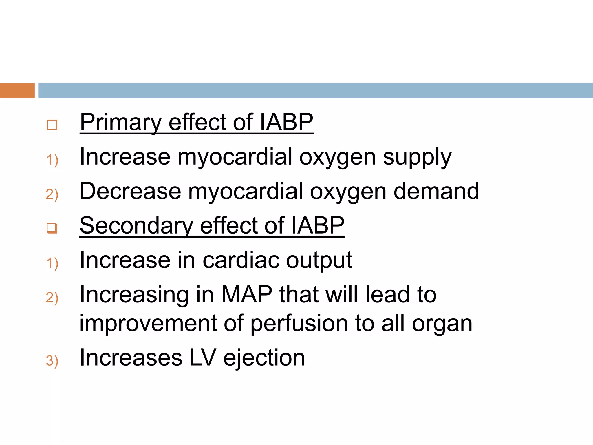 IABP- intra Aortic Balloon Pump | PPTX
