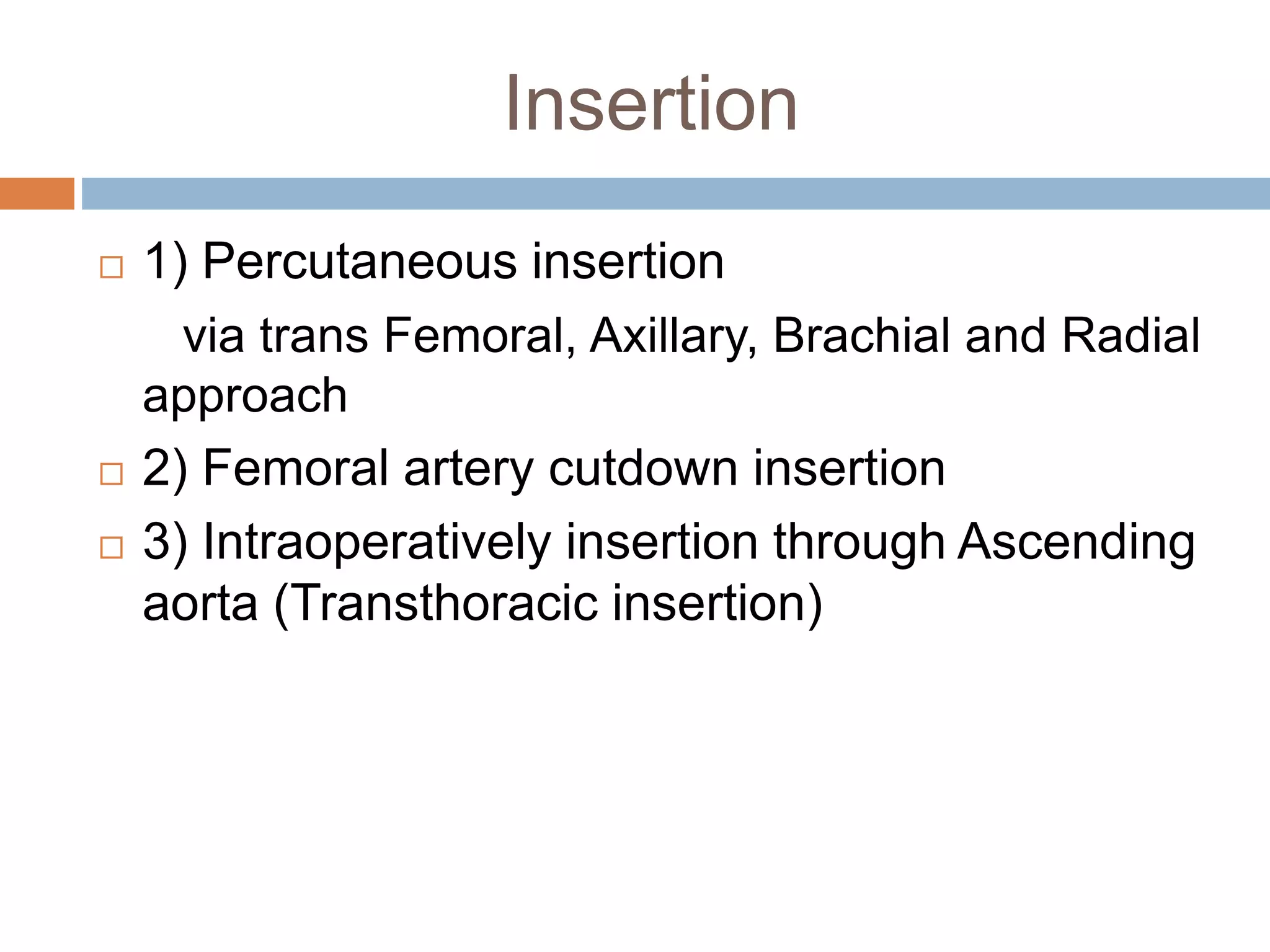 IABP- intra Aortic Balloon Pump | PPTX