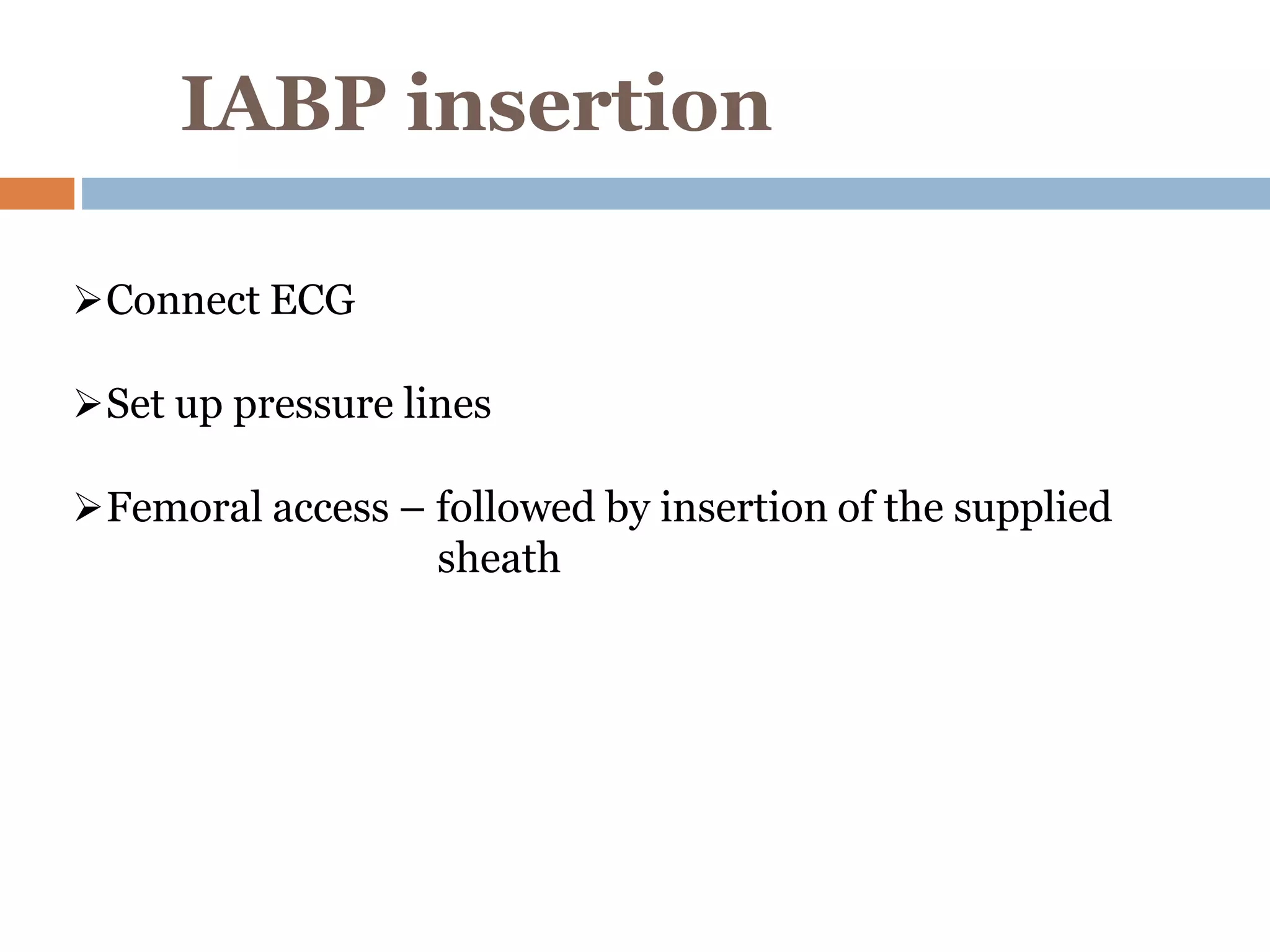 IABP- intra Aortic Balloon Pump | PPTX