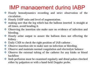 IABP- intra Aortic Balloon Pump | PPTX