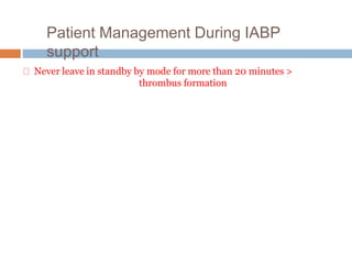 IABP- intra Aortic Balloon Pump | PPTX