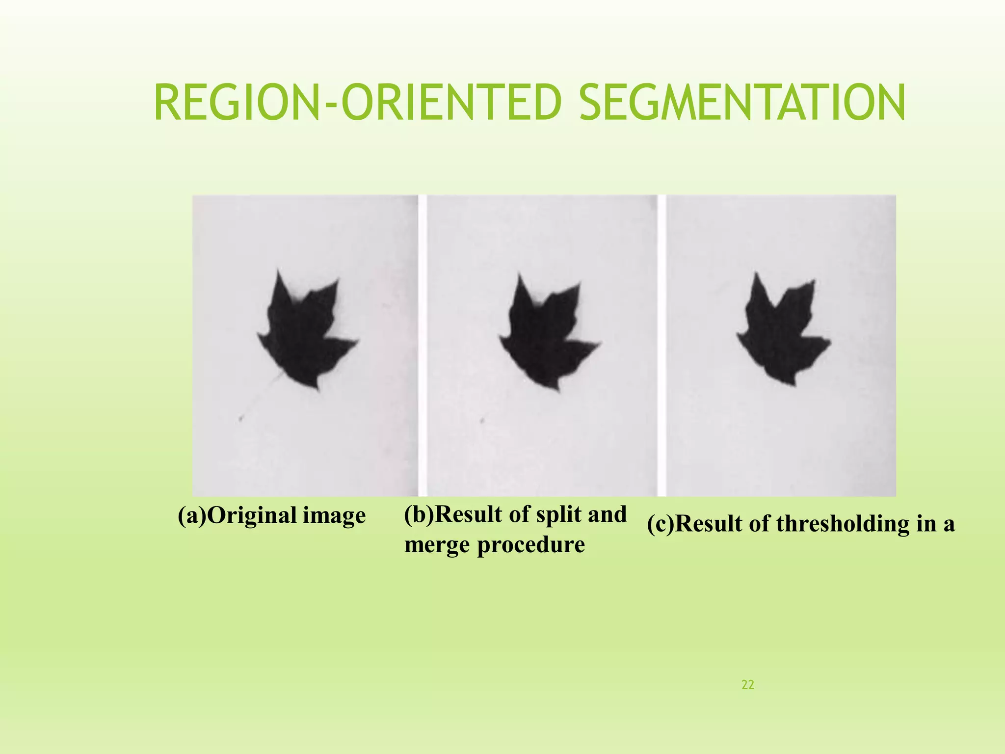 Region Splitting and Merging Technique For Image segmentation. | PDF