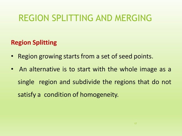 Region Splitting and Merging Technique For Image segmentation. | PDF | Geography | Science