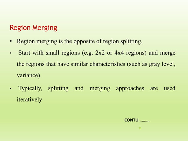 Region Splitting and Merging Technique For Image segmentation. | PDF | Geography | Science