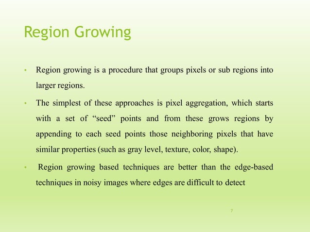 Region Splitting and Merging Technique For Image segmentation. | PDF ...