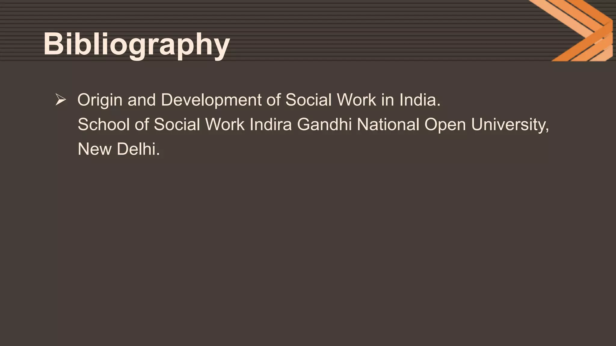 Evolution of Social Work Education in India | PPTX