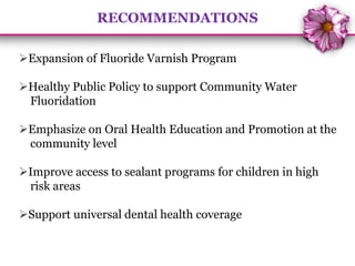 Saskatchewan Dental Health Screening Program Report | PPTX | Dental ...