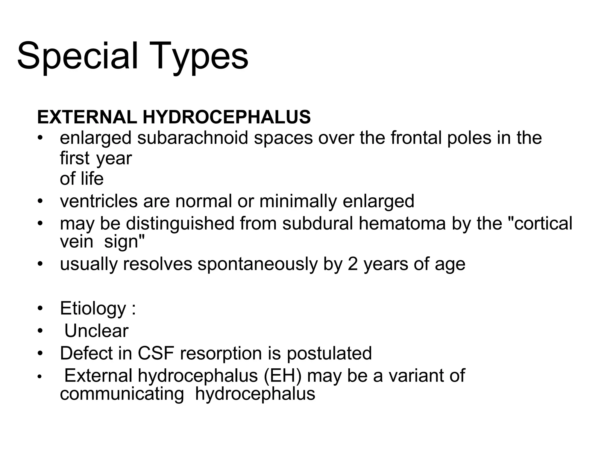 Hydrocephalus Detailed Neurosurgery | PPTX