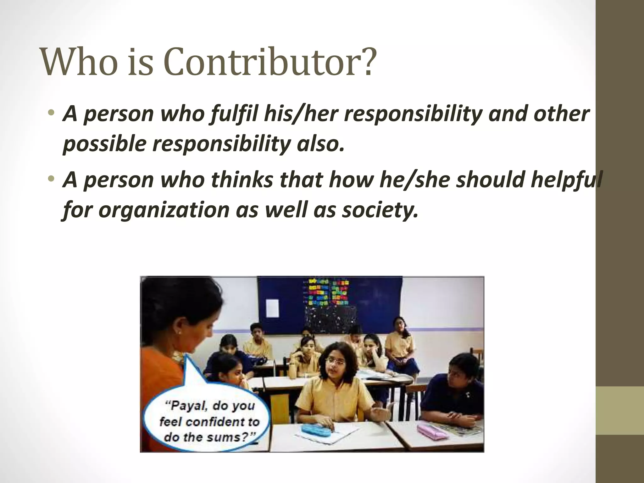 A Contributor Person : Arifbhai Kazi | PPT