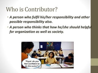 A Contributor Person : Arifbhai Kazi | PPTX
