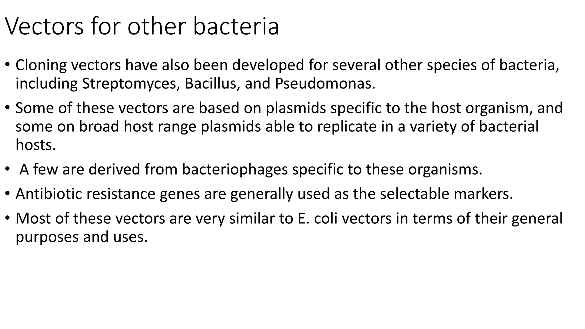 lambda cloning vector | PPTX