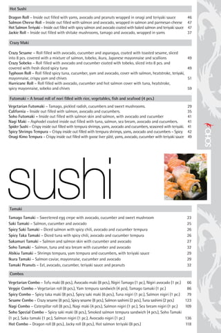 Soho Restaurant English menu | PDF | Cooking | Food & Drink
