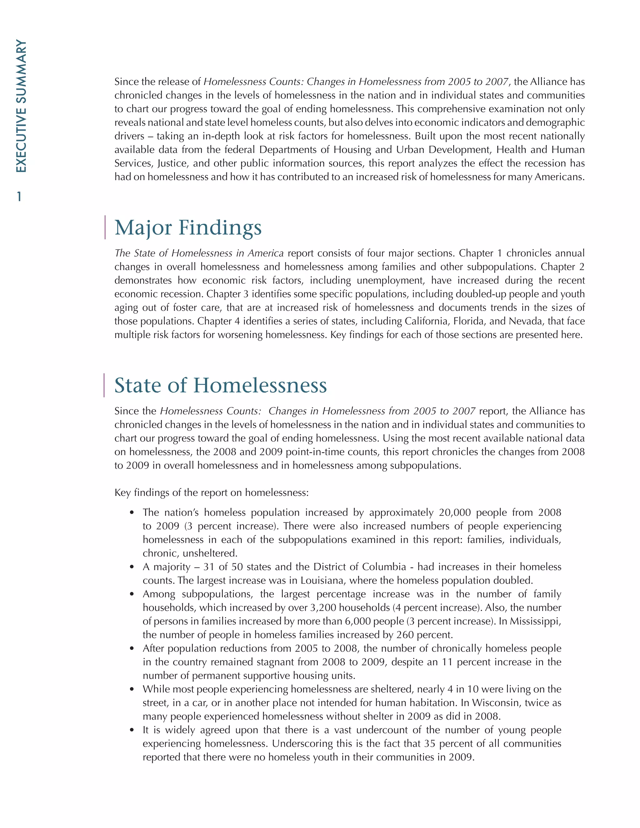 State of Homelessness In America | PDF