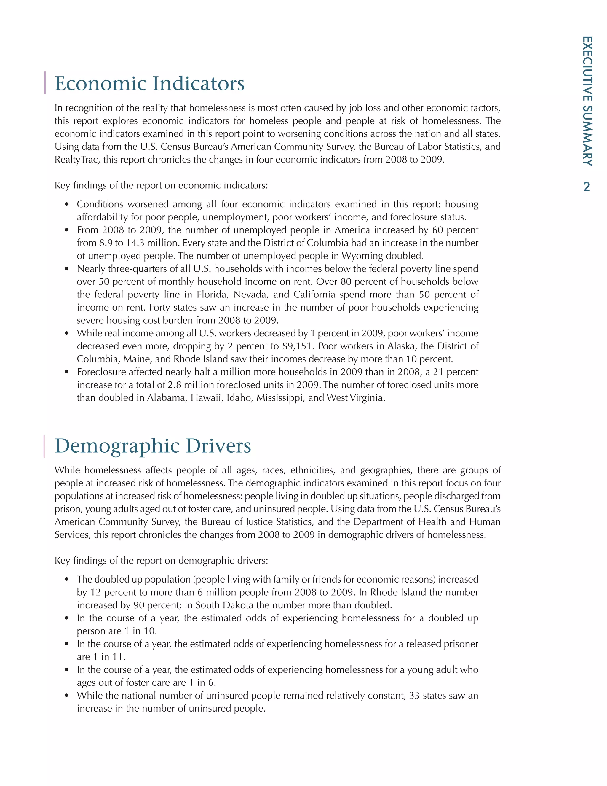 State of Homelessness In America | PDF