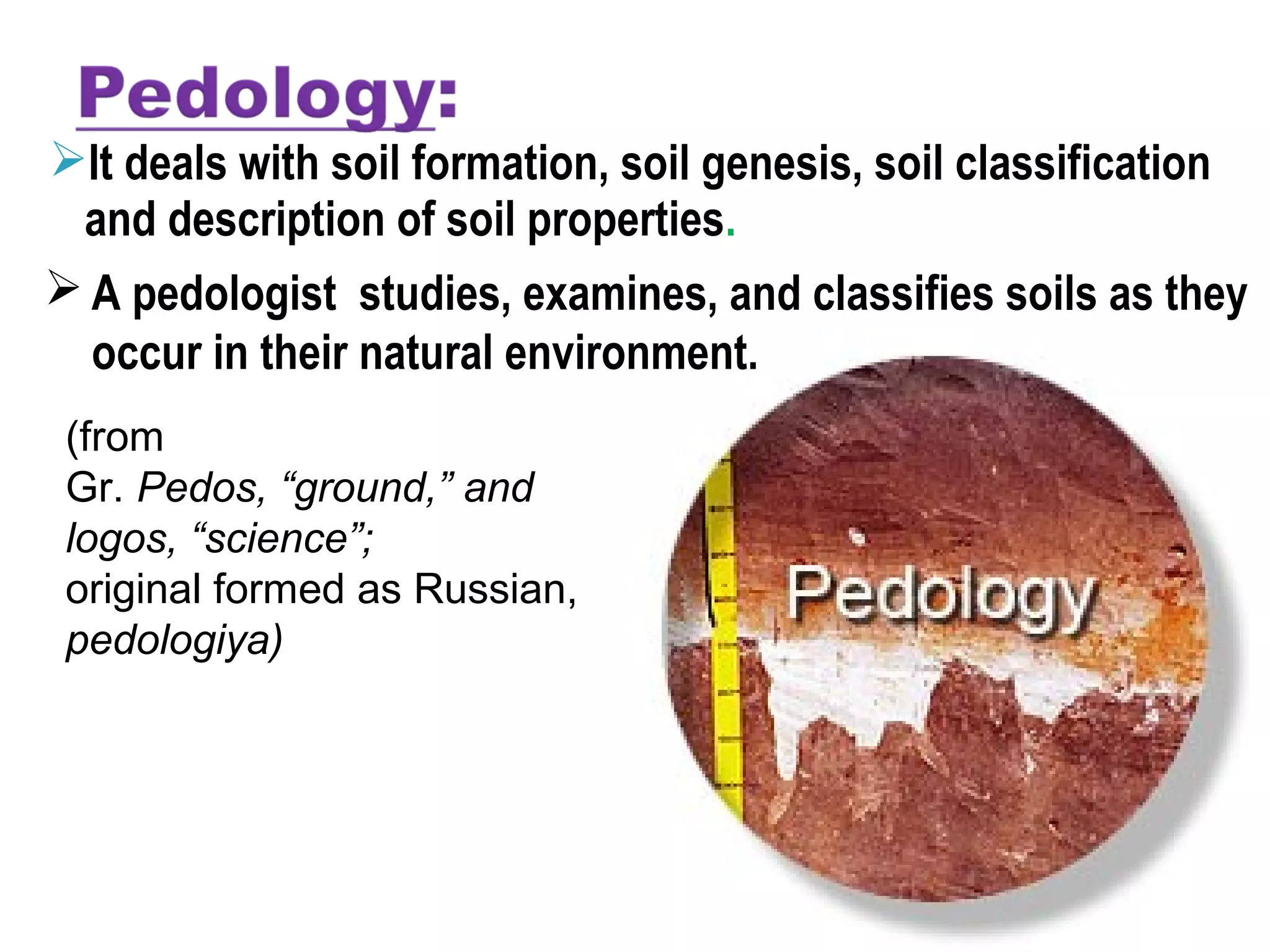 Principles of soil science | PPT