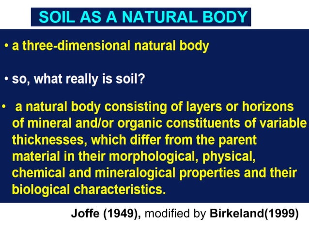 Principles of soil science | PPT | Gardening | Home & Garden
