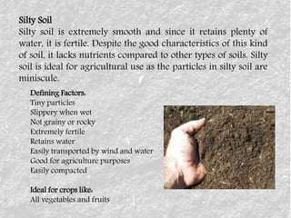 Uses Of Silt Soil