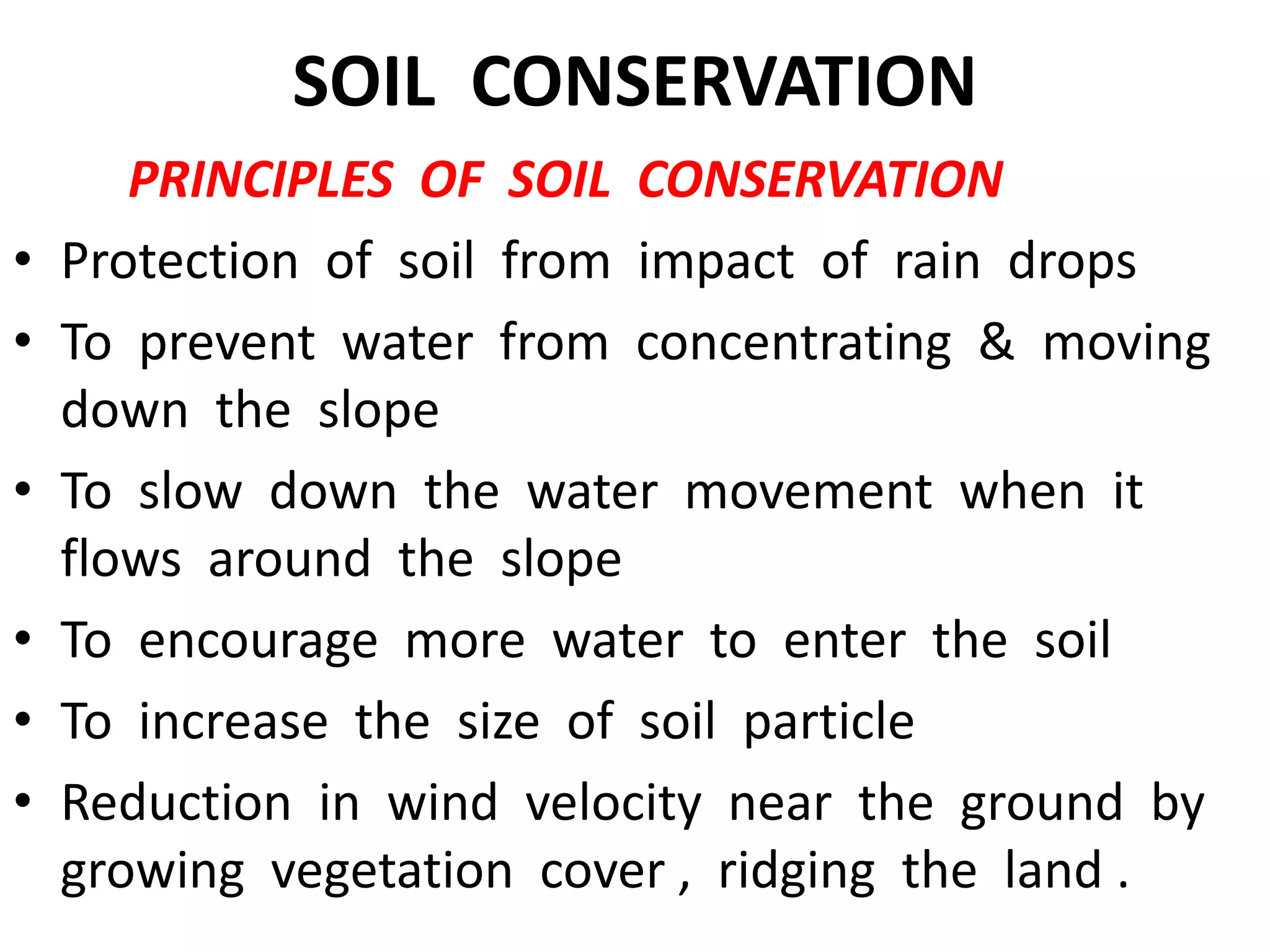 SOIL PROFILE SOIL EROSION SOIL CONSERVATION CONTROL ON FLOODS | PPTX
