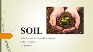 Soil Evidence in Forensic Science | PPT