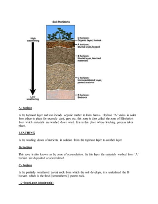 Soil Profile Worksheet