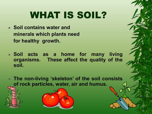 Soil and its characteristics, properties | PPT