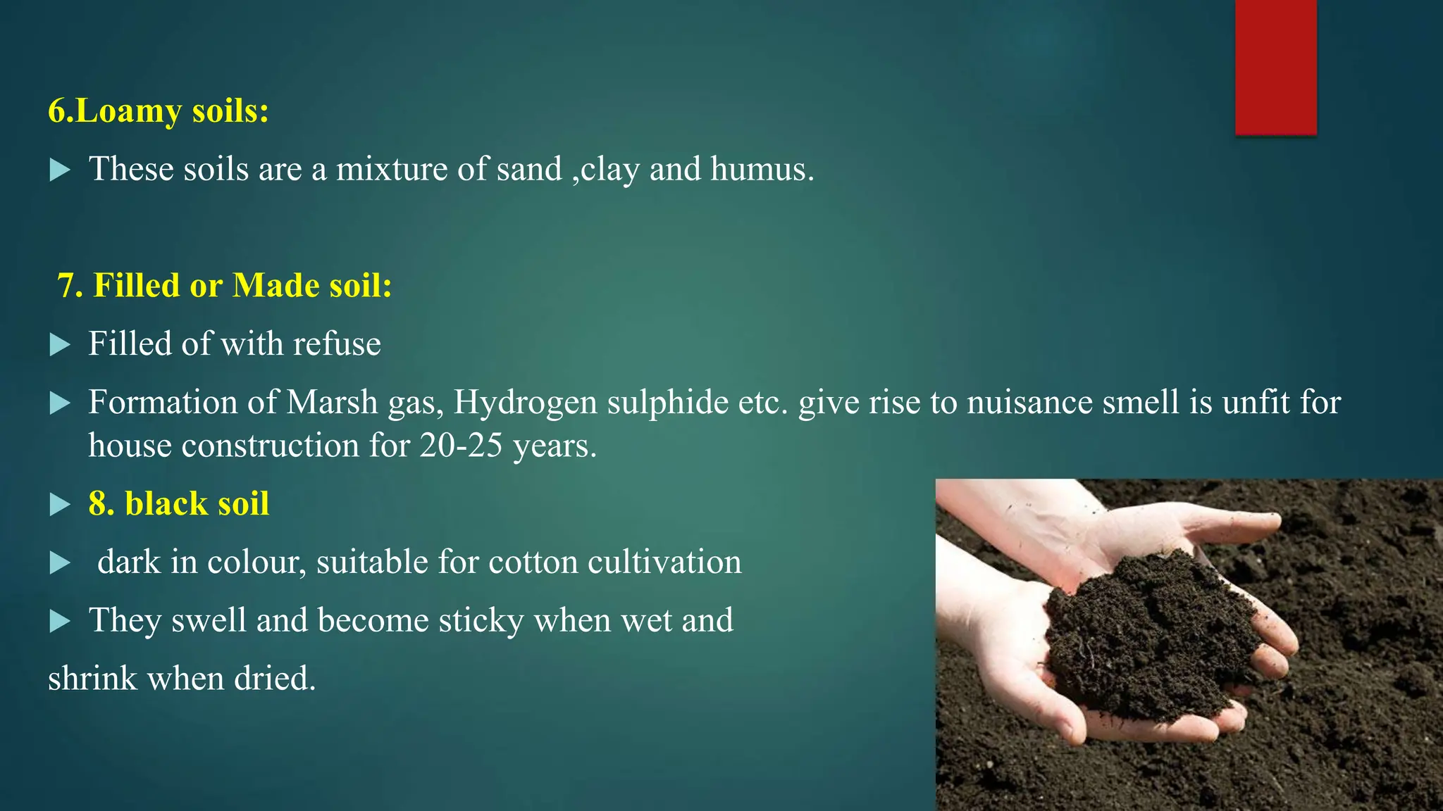 Dr sathwik M S soil types purification methods | PPTX