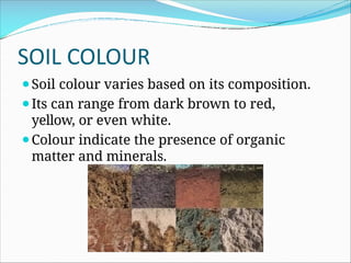Soil and its types. Physicochemical pptx | PPTX